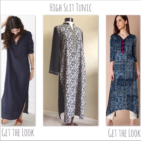 UNKNOWN | Tops | Lovely And Stylish High Slit Tunic Dress M | Poshmark